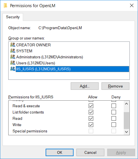 Configuring OpenLM EasyAdmin with Microsoft IIS 10 - KB800 - OpenLM ...
