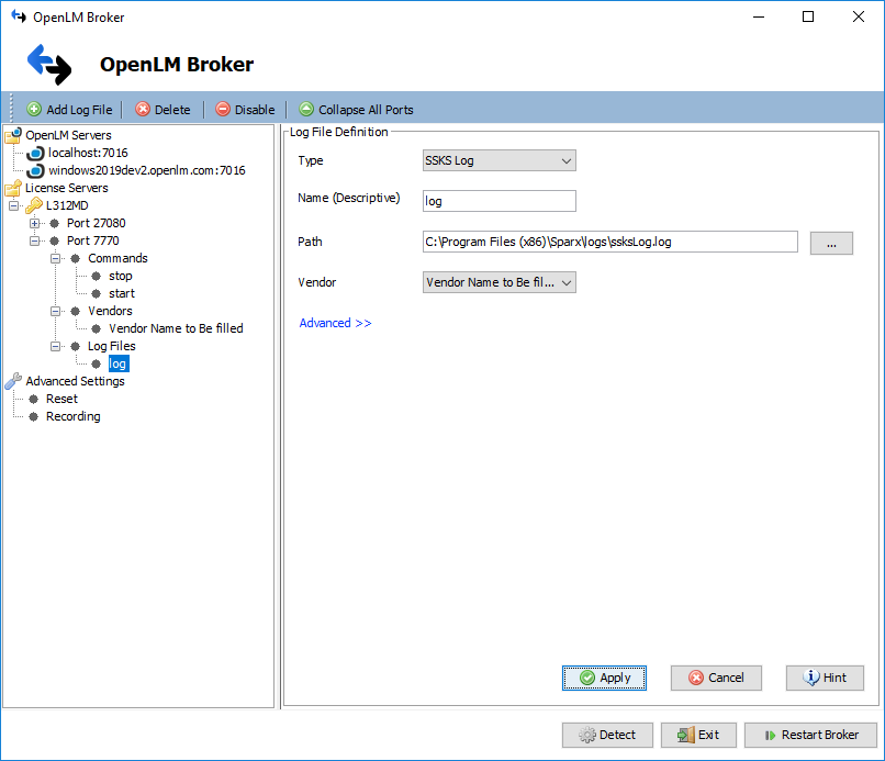 Interfacing the Sparx License Manager - HT905 - OpenLM Software License ...