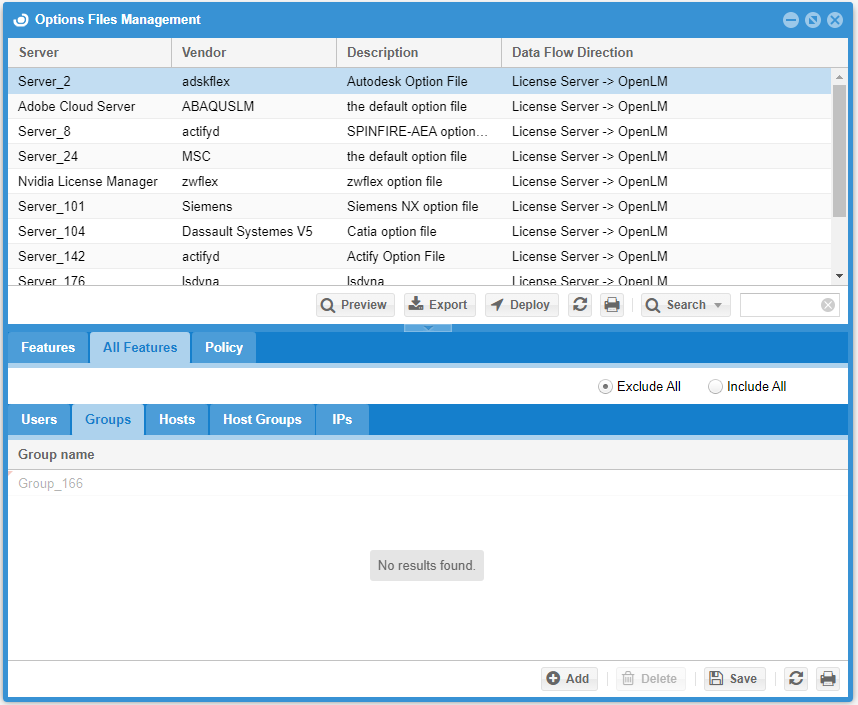 Options File management Using OpenLM EasyAdmin - KB4007 - OpenLM Software License Management